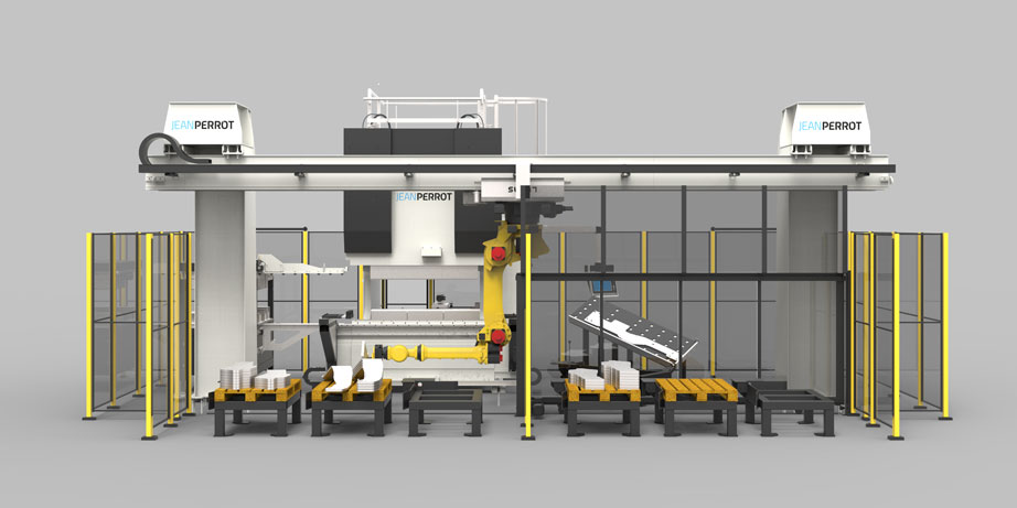 Automated robotic press brake cell | Sheet metal bending